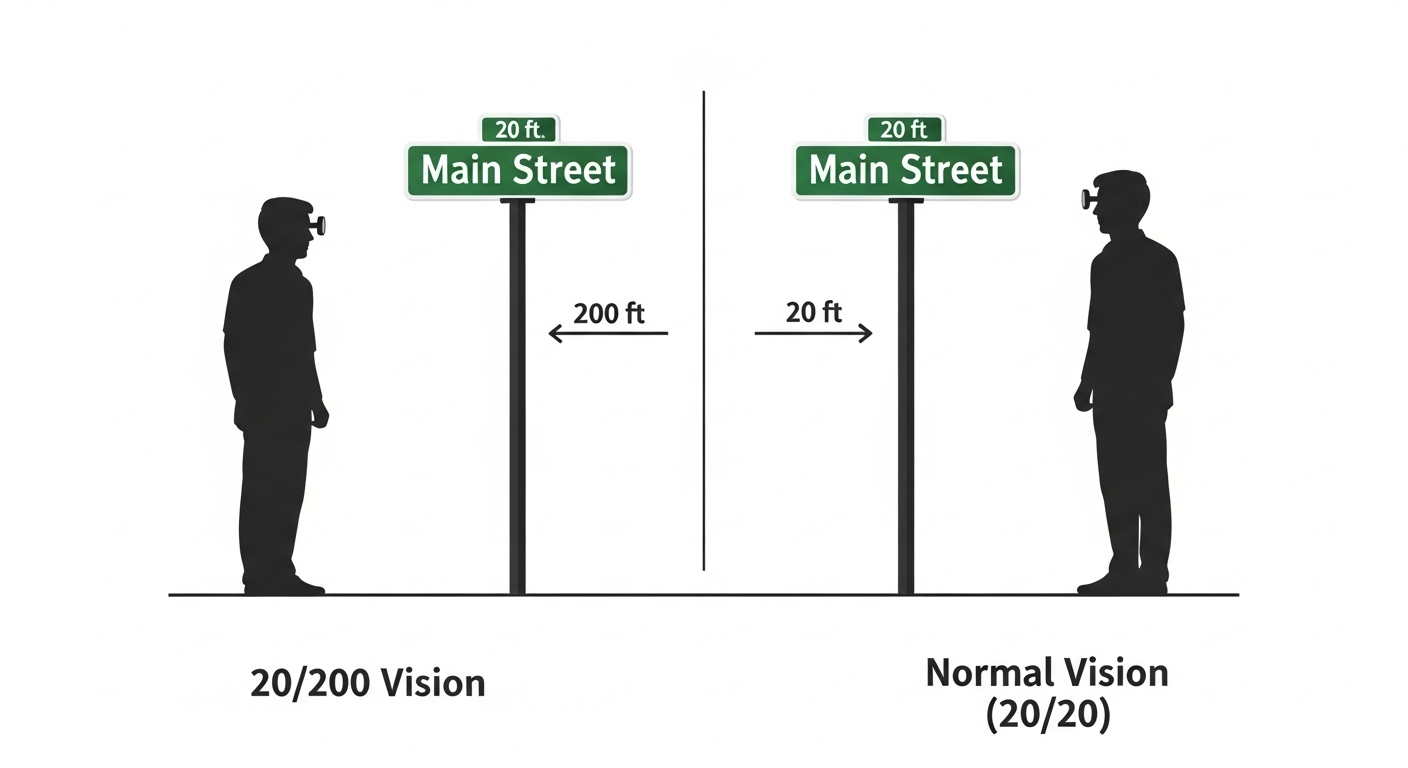 What Is 20/200 Vision? — Meaning, What It Looks Like, Correction ...
