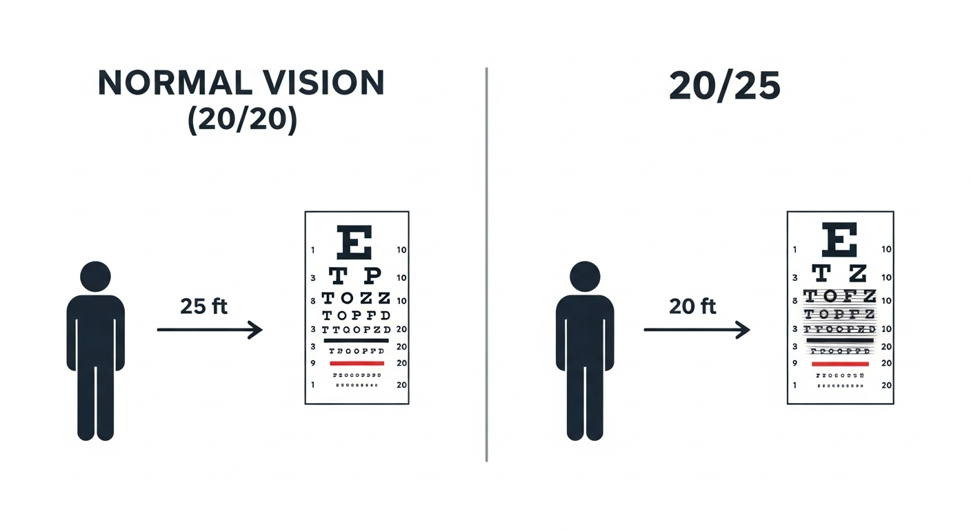 Is 20/25 Vision Good? — What 20/25 Means, Causes, and Whether You Need ...